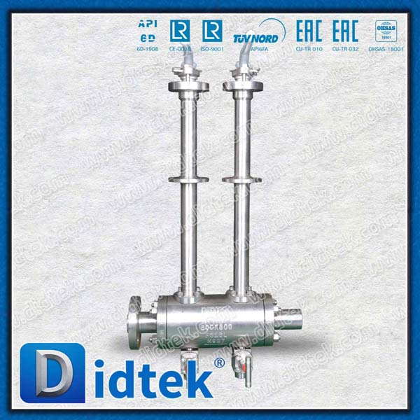LNG Cryogenic DBB Ball Valve - Didtek Valve (TRBV Workshop)