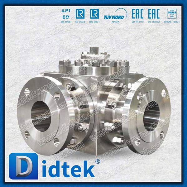 4 Way Ball Valve, Mixing Ball Valve - Didtek Valve (TRBV Workshop)