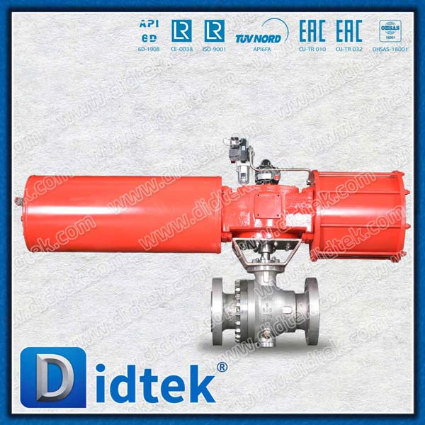 Pneumatic Trunnion Ball Valve - Didtek Valve (TRBV Workshop)